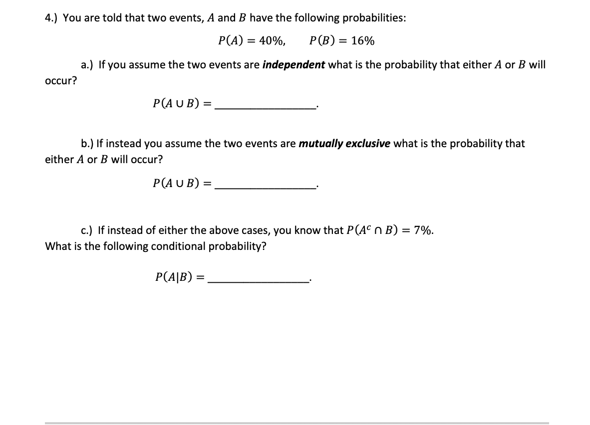 Solved 1.) Calculate the following: a.) 8P3 b.) 8C3 = c.) 8! | Chegg.com