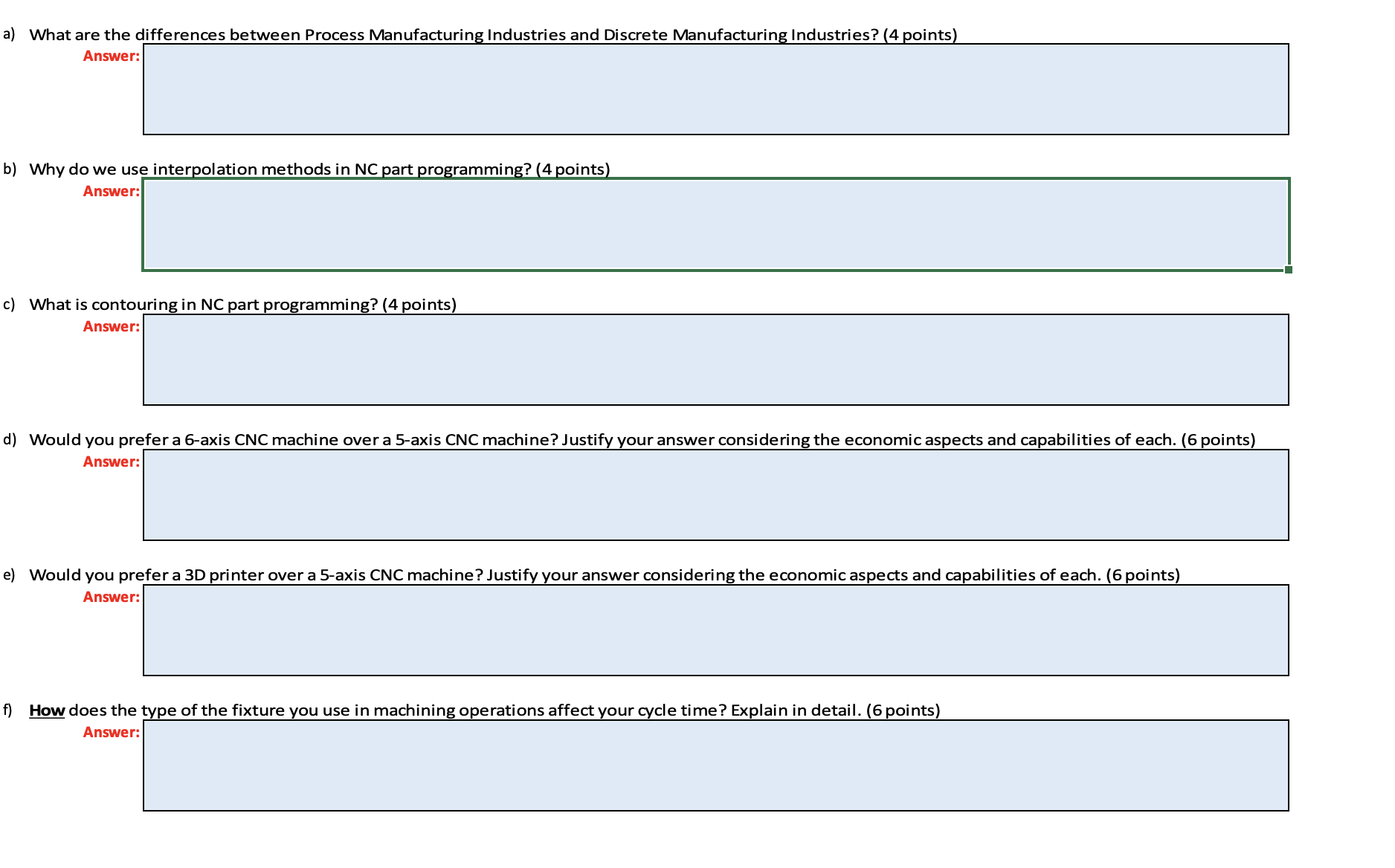 Solved a) What are the differences between Process | Chegg.com