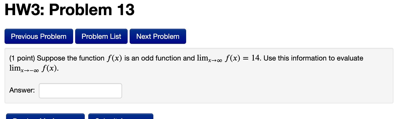 Solved HW3: Problem 13 Previous Problem Problem List Next | Chegg.com Solved HW3: Problem 13 Previous Problem Problem List Next | Chegg.com