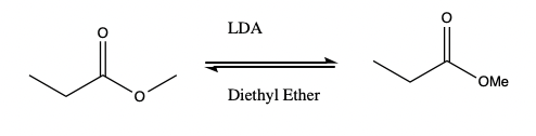 Solved NaOM Ethanol LDA OME Diethyl Ether о КОН о | Chegg.com