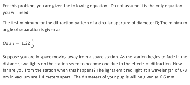Solved For this problem, you are given the following | Chegg.com