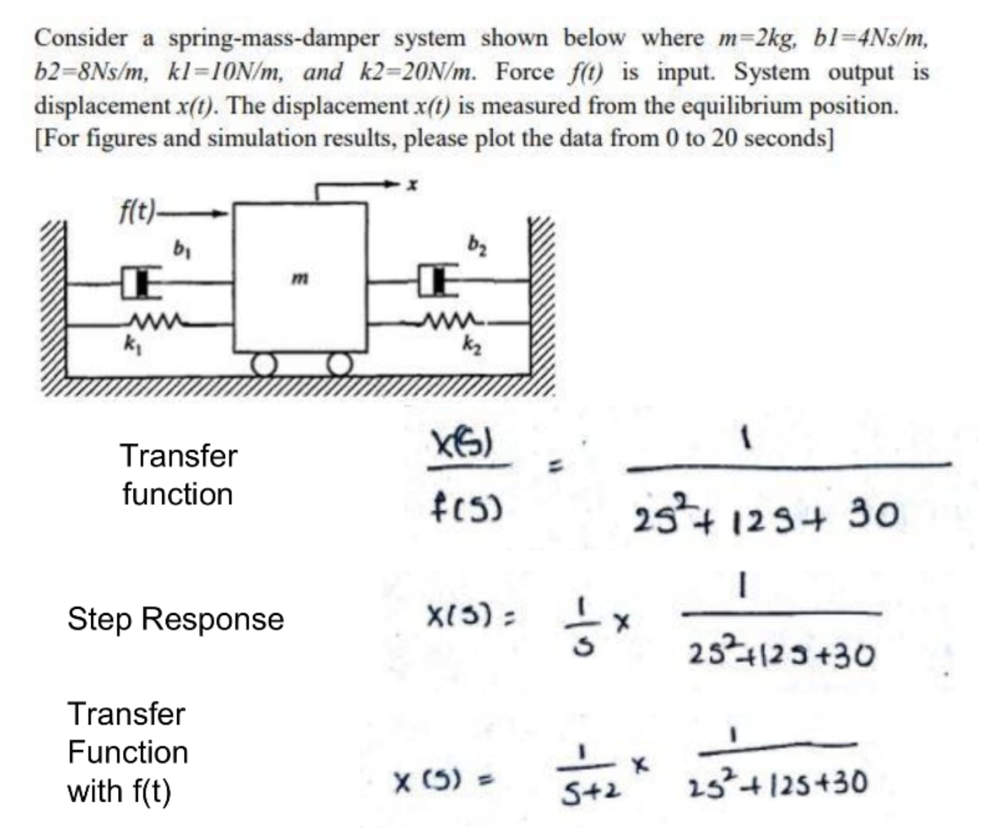 Solved Linear Systems Theory:**Show work on how to obtain | Chegg.com
