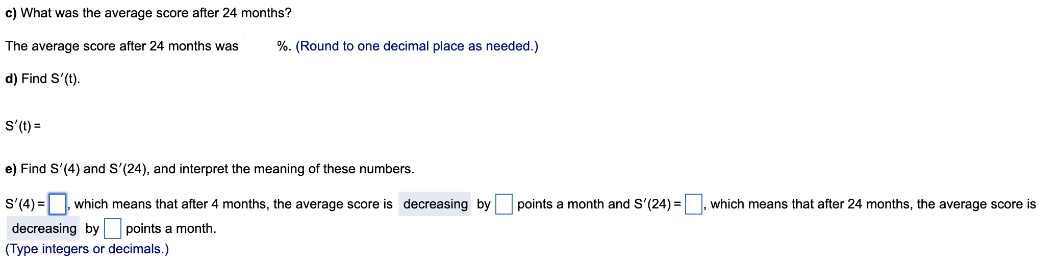 Solved Students in a zoology class took a final exam. They | Chegg.com