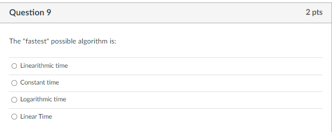 Solved Accessing any element of an array takes how much | Chegg.com