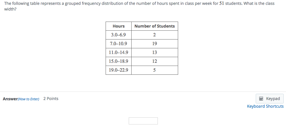 Solved The following table represents a grouped frequency | Chegg.com