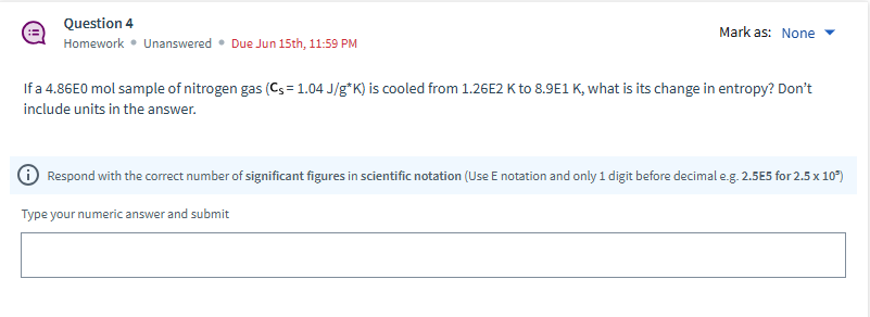 Solved Question 4Homework * ﻿Unanswered * ﻿Due Jun | Chegg.com