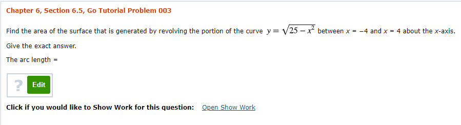 Solved Chapter 6, Section 6.5, Go Tutorial Problem 003 Find | Chegg.com