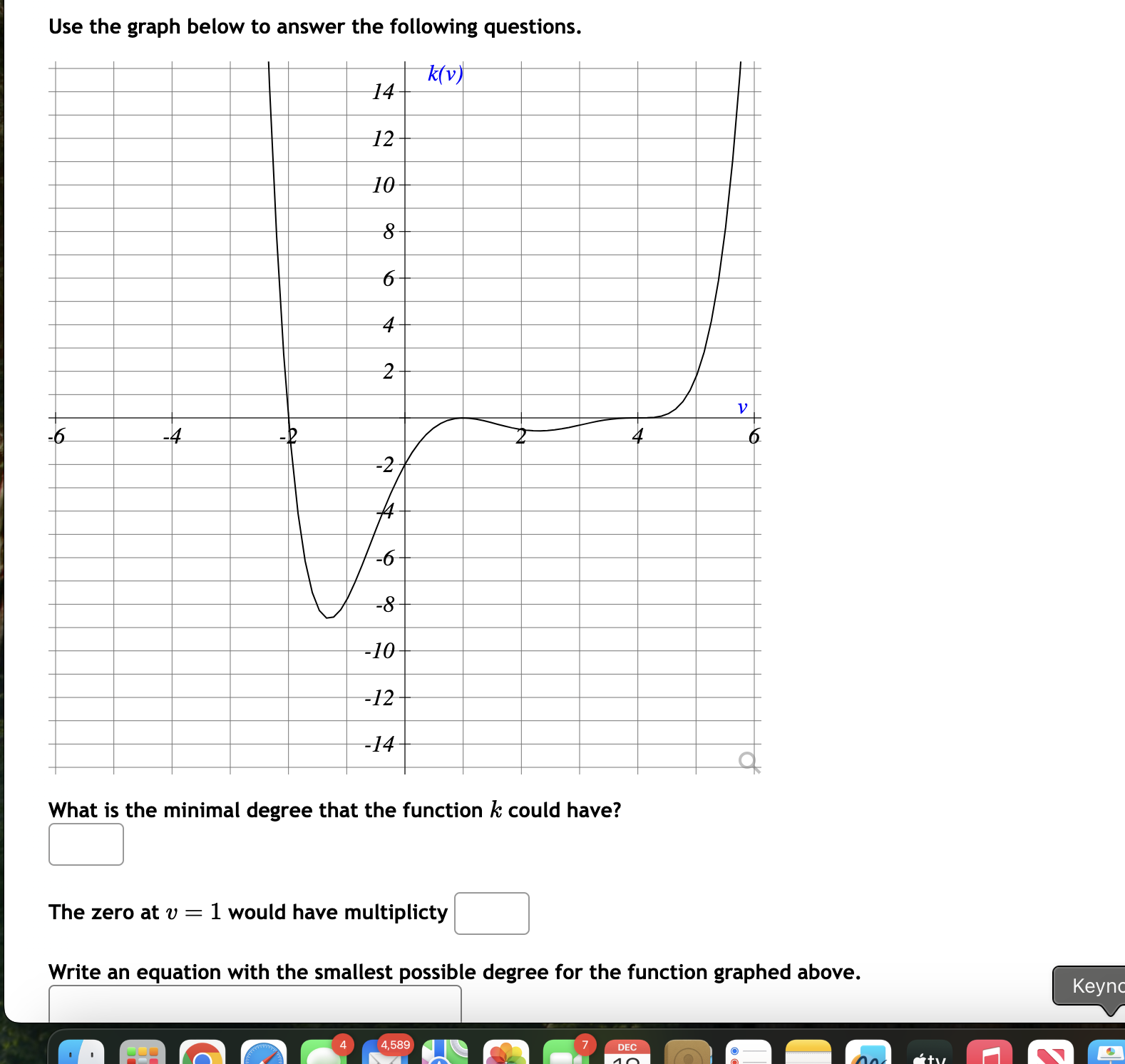 Solved Use the graph below to answer the following | Chegg.com