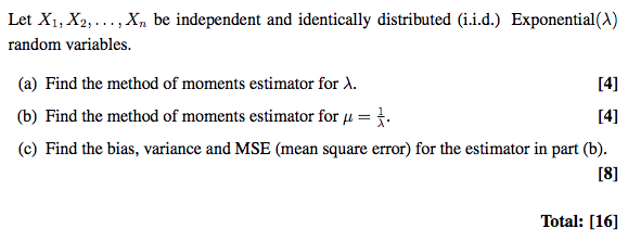 Solved Let Xi,X2, , Xn be independent and identically | Chegg.com