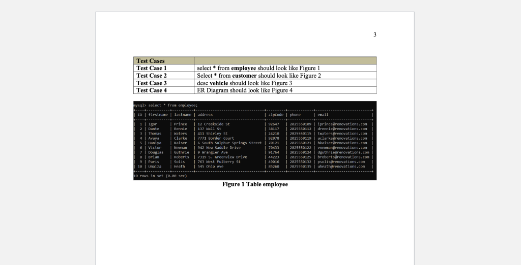 Solved CGS 2545 Database Concepts Assignment 2 Dealership | Chegg.com
