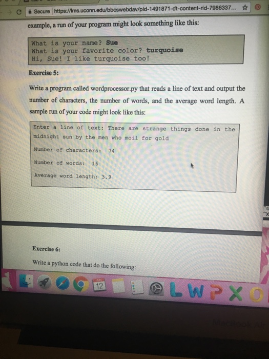 Solved Example, a run of your program might look something | Chegg.com