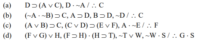 Solved Using Only The 8 Basic Inference Rules Construct 1315