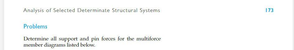 Analysis of Selected Determinate Structural Systems | Chegg.com