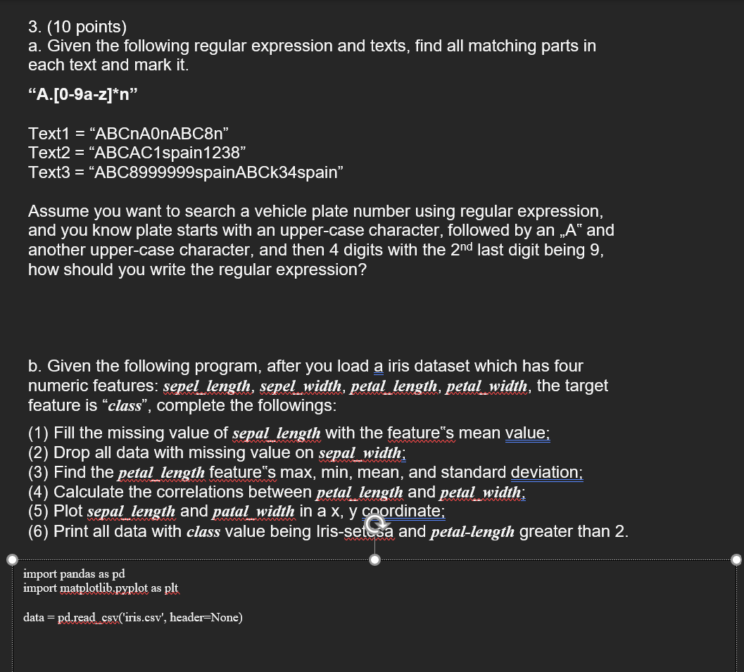 Solved This is a Python Program Question Given the | Chegg.com