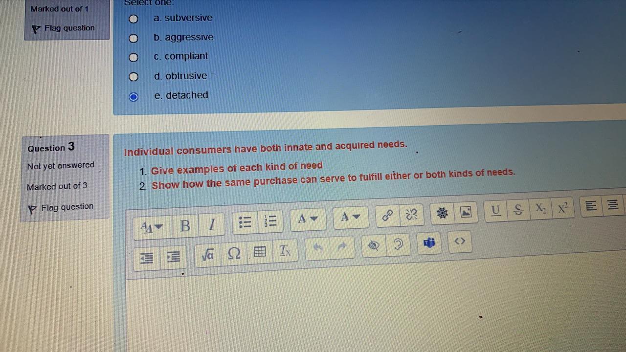 Solved Select one Marked out of 1 a. subversive Flag | Chegg.com