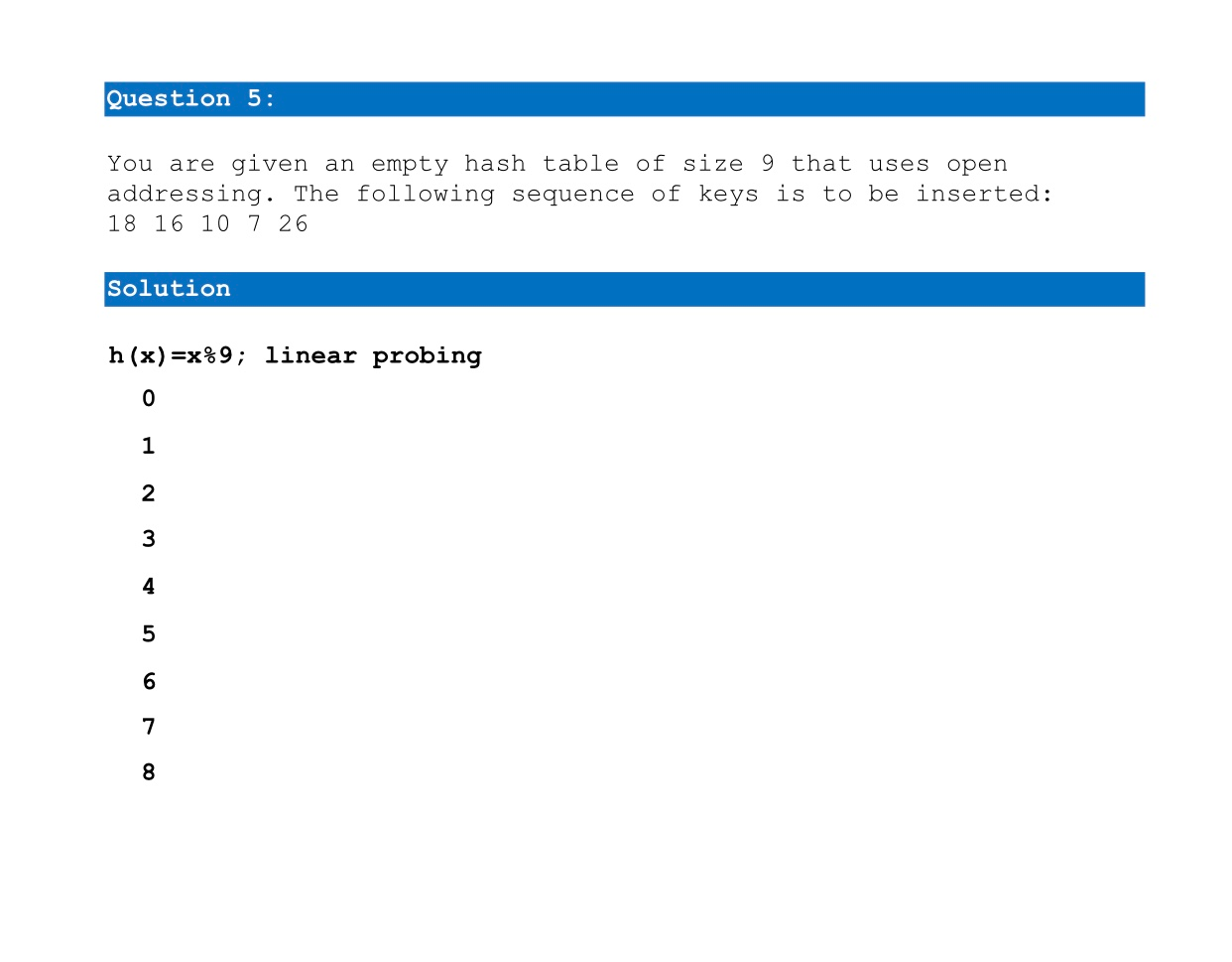Solved Question 3: Big-Oh and Run Time Analysis: Describe | Chegg.com