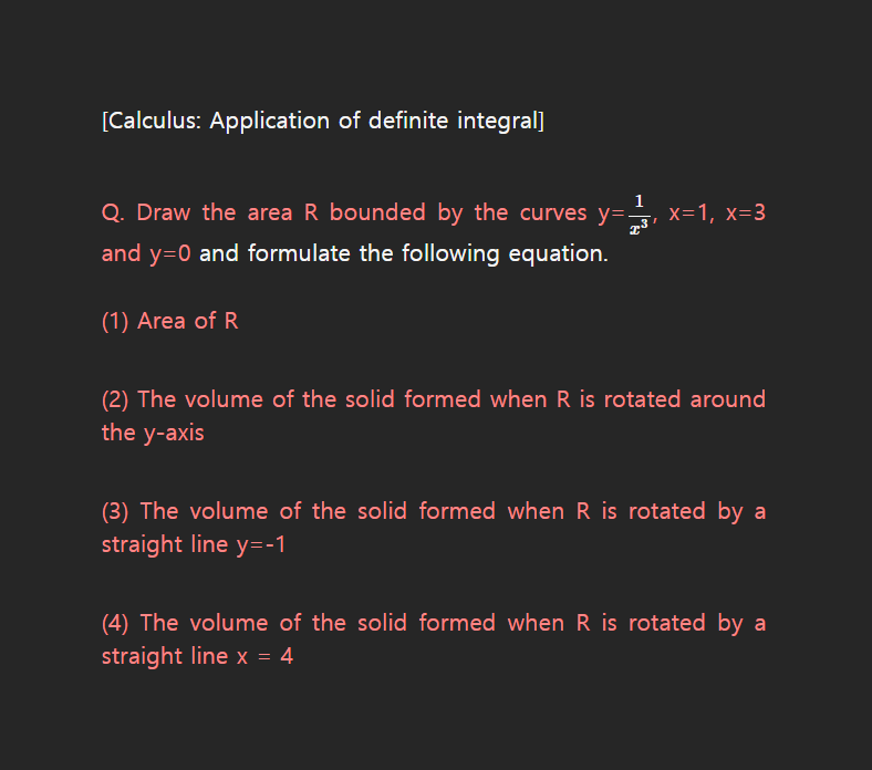 Solved [Calculus: Application of definite integral] Q. Draw | Chegg.com