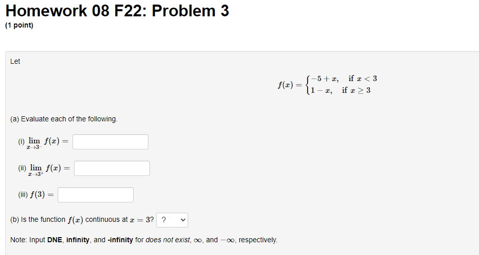 Solved Homework 08 F22: Problem 1 (1 point) Use interval | Chegg.com