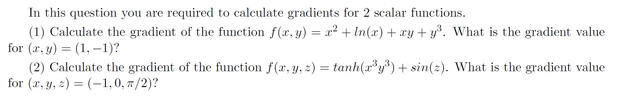 Solved In this question you are required to calculate | Chegg.com