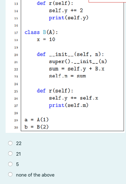 Solved a local variable is created on line 22 An attribute | Chegg.com