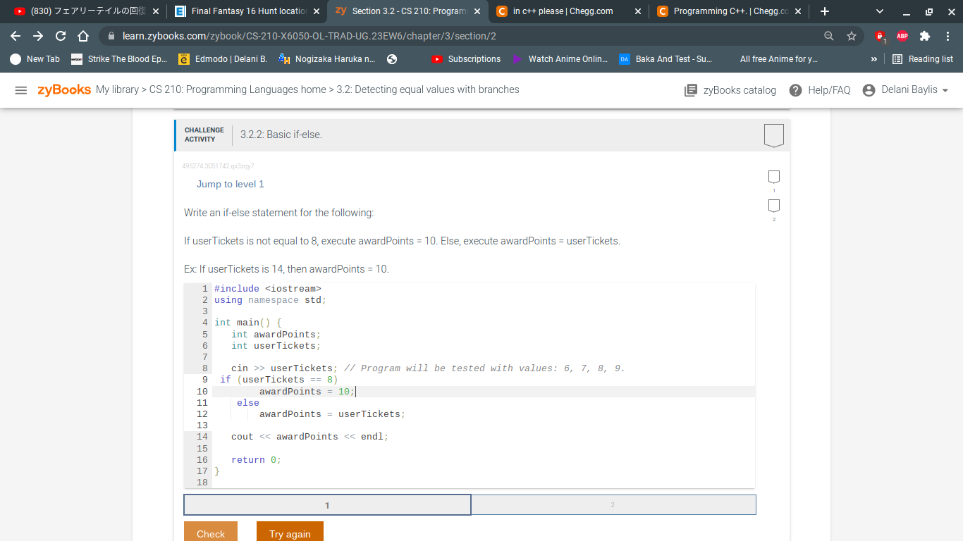 Solved \begin{tabular}{l|l} CHALLENGE & 3.2 .2 : Basic | Chegg.com Solved \begin{tabular}{l|l} CHALLENGE & 3.2 .2 : Basic | Chegg.com