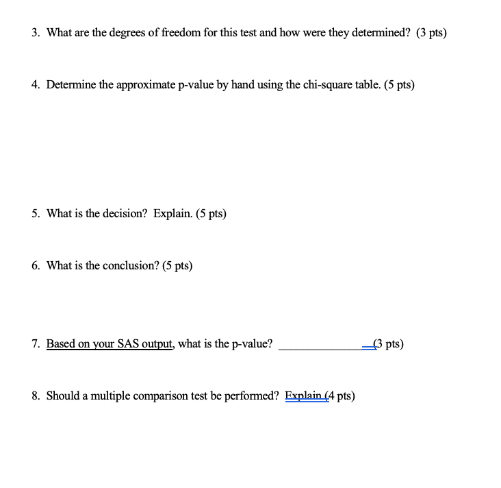8. Math Scores Researchers wanted to compare math | Chegg.com