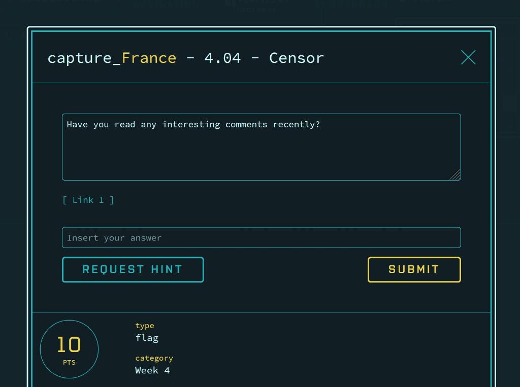 capture_France 4.04 Censor X Х Have you read any | Chegg.com