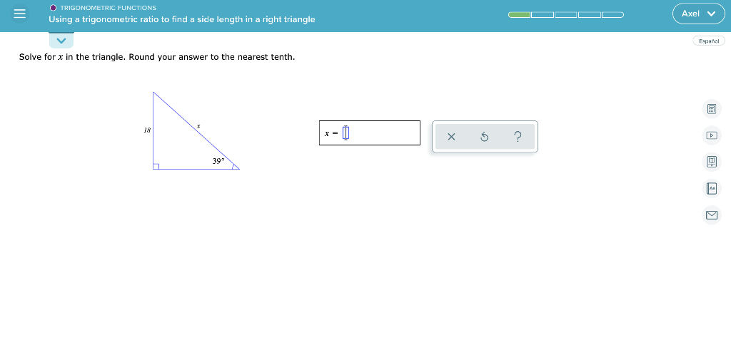 Solved Trigonometric Functions Using A Trigonometric Ratio Chegg