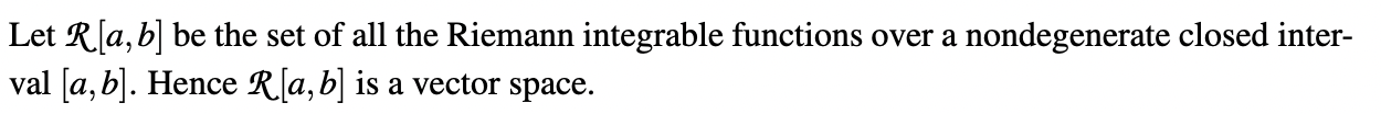 Solved Let R[a,b] be the set of all the Riemann integrable | Chegg.com