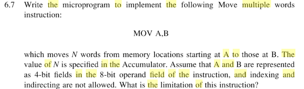 Solved 6.7 Write the microprogram to implement the following | Chegg.com