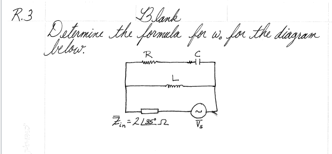 Solved 3 Blank Detemine the formula for wo for the diagram | Chegg.com
