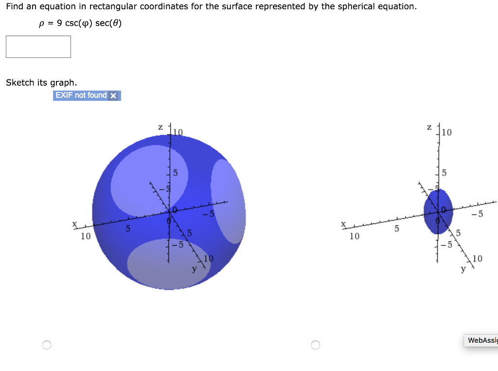 Solved Find an equation in rectangular coordinates for the | Chegg.com