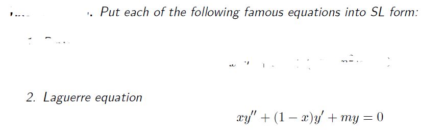 Solved . Put each of the following famous equations into SL | Chegg.com