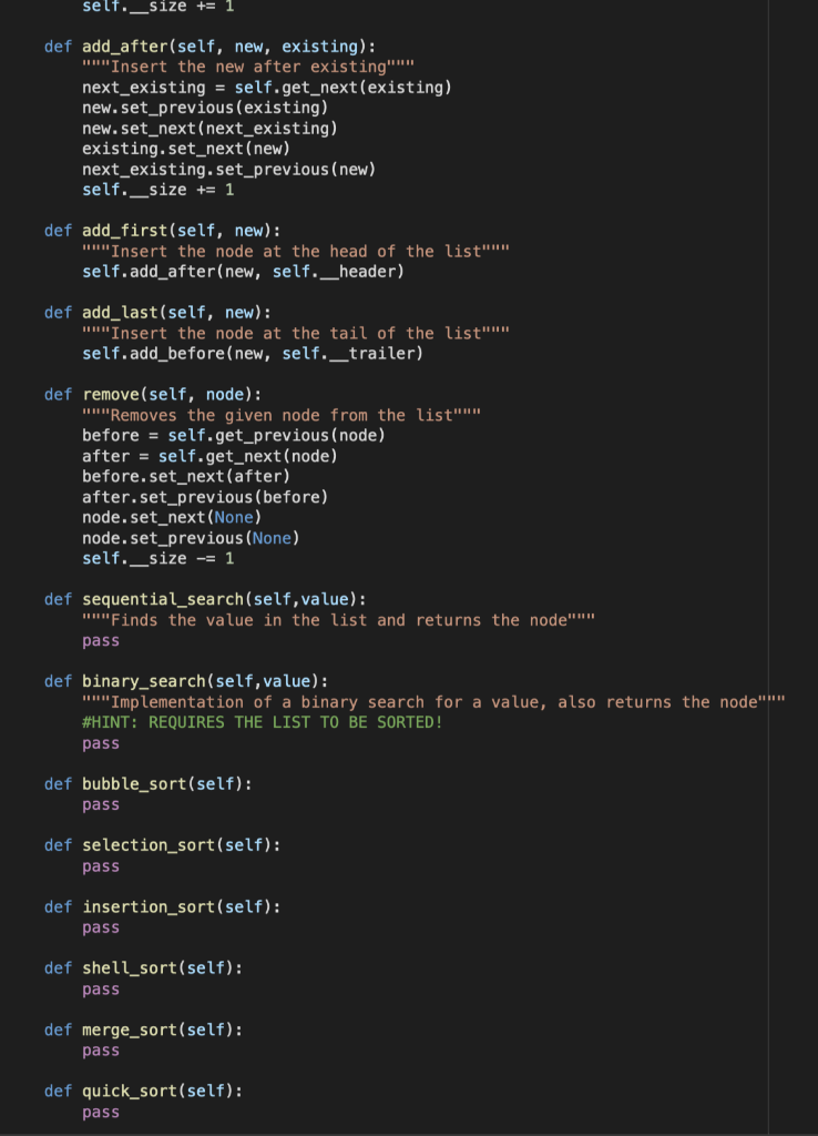 A binary search should return the node which has a | Chegg.com