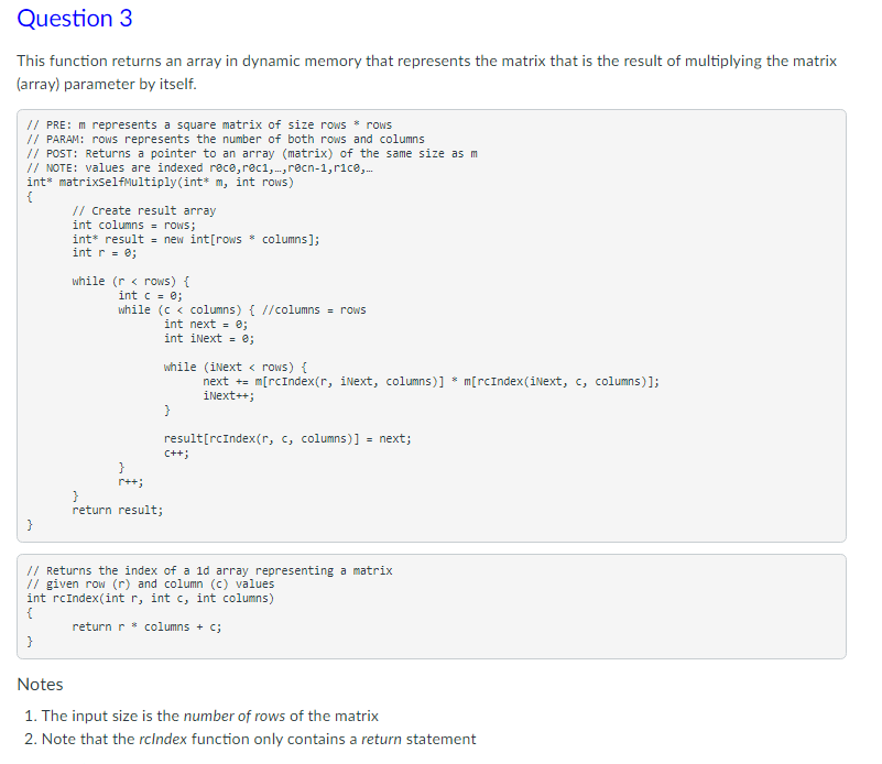Solved Requirements For each of the functions described in | Chegg.com