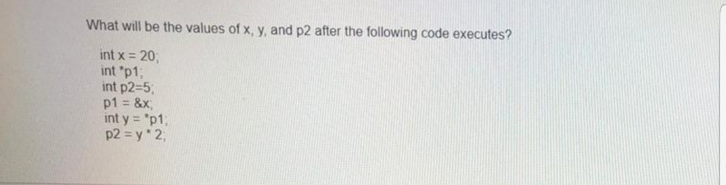 Solved What Will Be The Values Of X Y And P2 After The