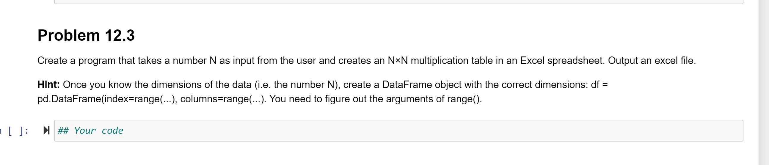 Solved Create a program that takes a number N as input from | Chegg.com
