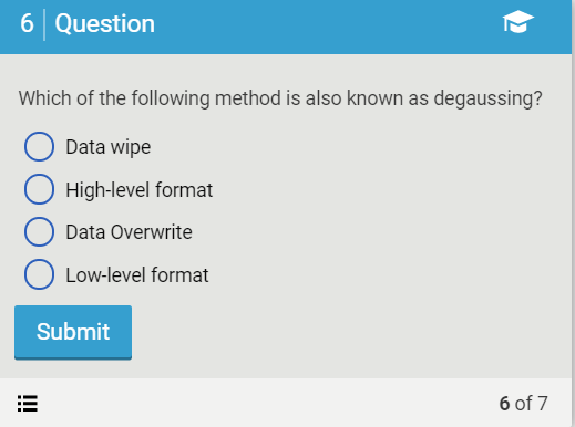 Solved 2. Which of the following type of format makes data | Chegg.com