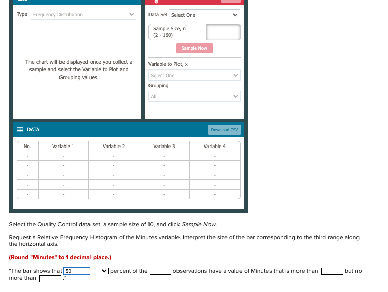 Solved The chart will be displayed once you collect a sample | Chegg.com