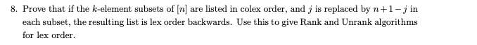 Solved 7. Give a bijective proof that S(n+1, m +1) 8. | Chegg.com