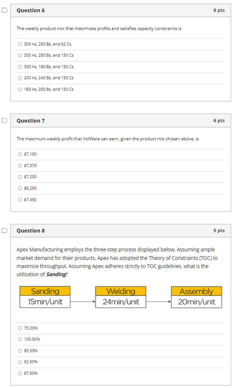 Solved (This information is relevant to Questions 5-7 | Chegg.com