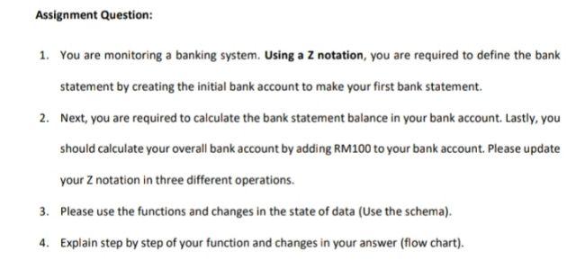 Solved 1. You are monitoring a banking system. Using a Z | Chegg.com
