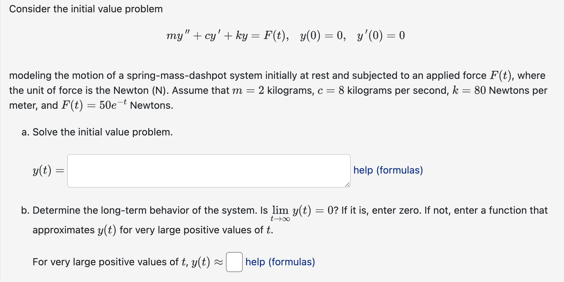 Solved Consider the initial value problem | Chegg.com