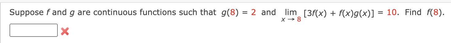 Solved Suppose f ﻿and g ﻿are continuous functions such that | Chegg.com