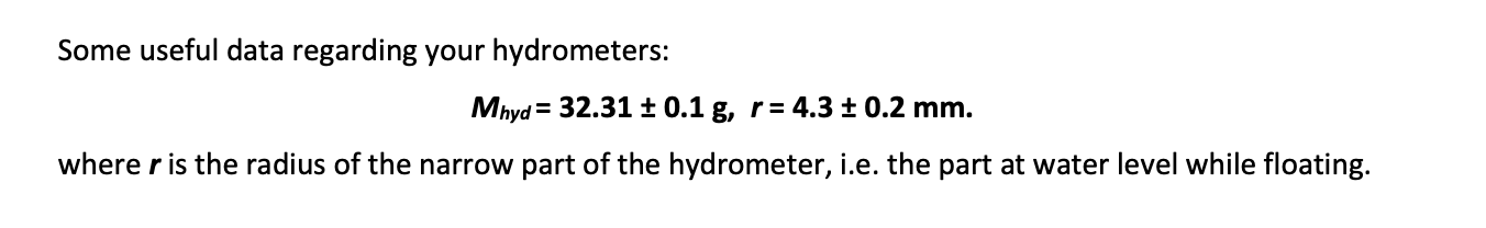 Solved Using Archimedes' Principle ( Mhyd =ρVsubmerged ), | Chegg.com