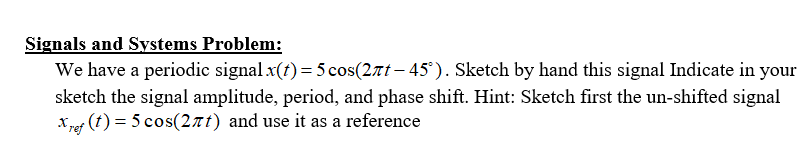 Solved Signals and Systems Problem: We have a periodic | Chegg.com