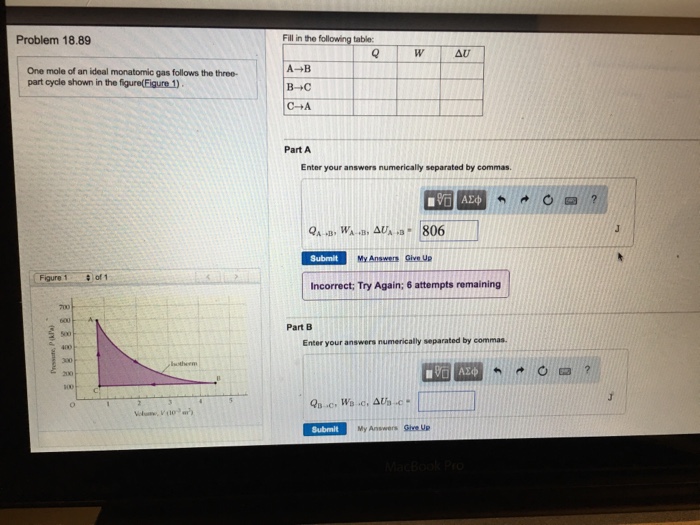Solved Problem 18.89 Fill in the following table: A+B One | Chegg.com