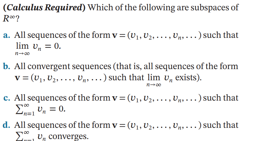 Solved (Calculus Required) Which of the following are | Chegg.com
