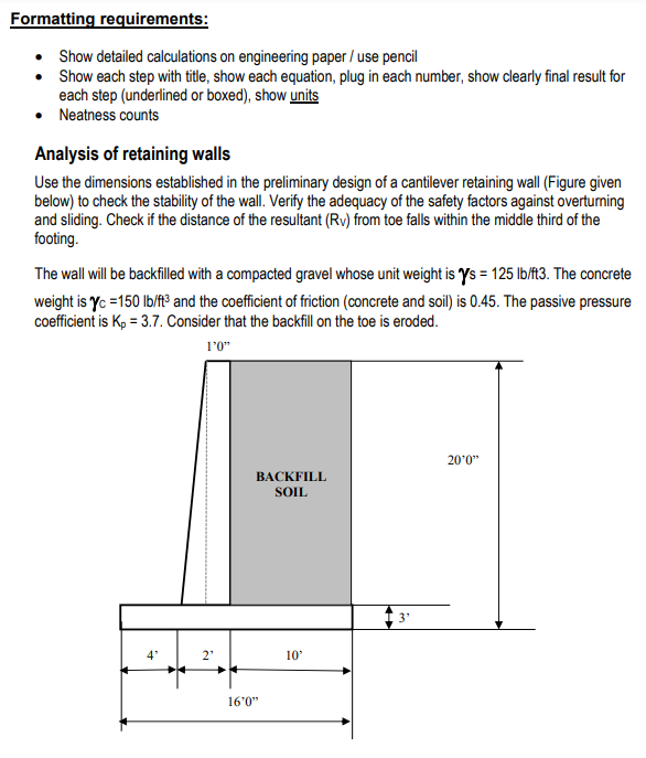 Solved Formatting requirements:Show detailed calculations on | Chegg.com