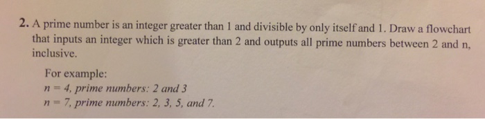 Solved A prime number is an integer greater than 1 and | Chegg.com